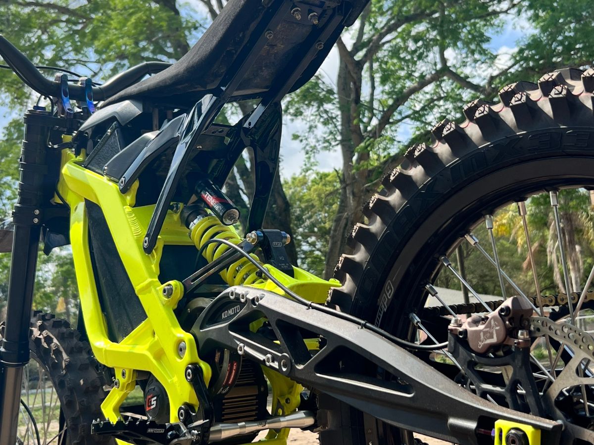 Here's Why and When Air and Gas Shocks Outperform on a Surron LBX ...