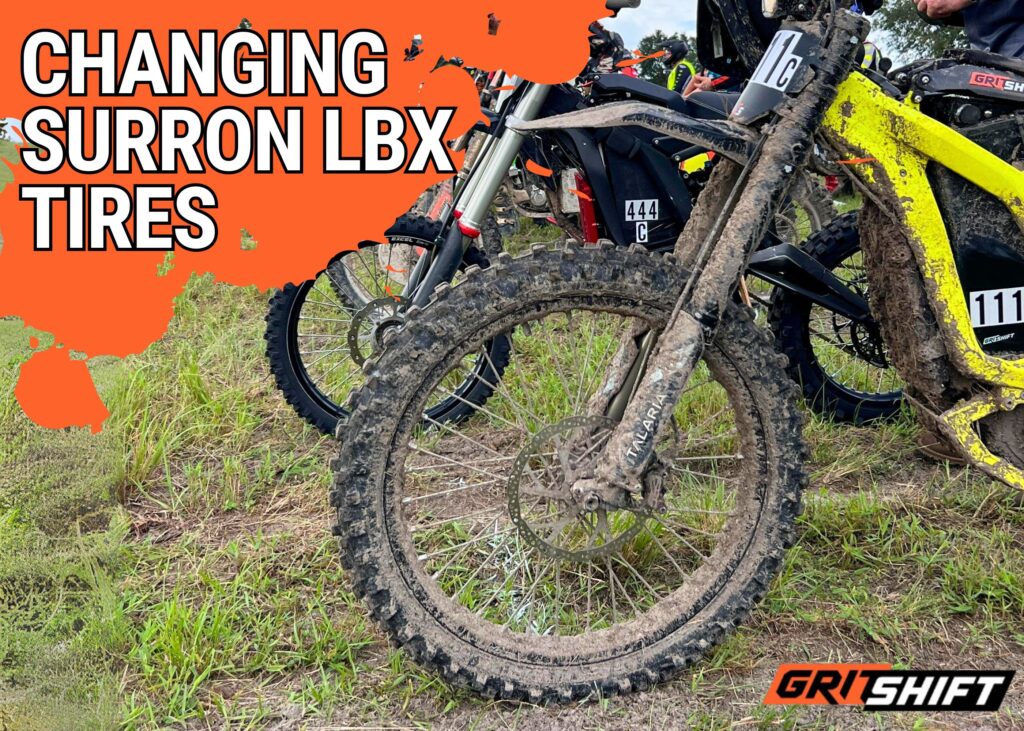 How to Choose Tires for your Surron and Change Them Yourself - GritShift
