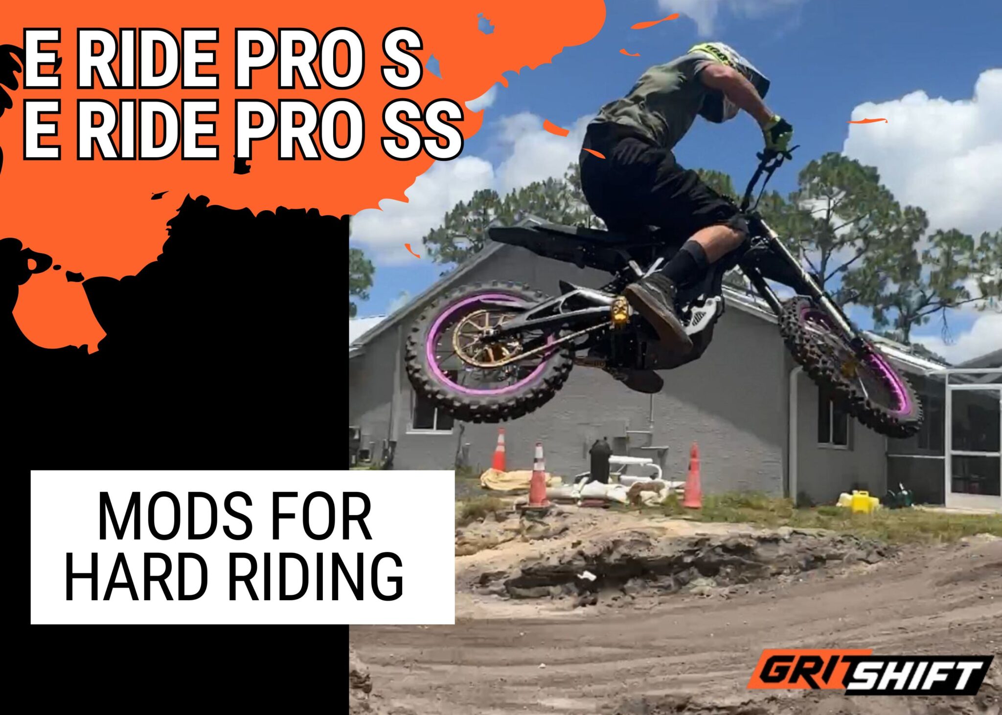 Beefing up the E Ride Pro S & SS to Unlock an E-Moto Powerhouse - GritShift