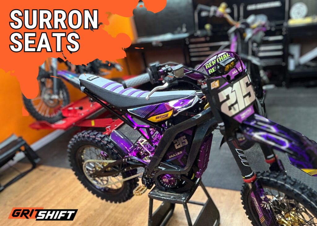 Say goodbye to sore butts… A guide to Surron seats! - GritShift Media